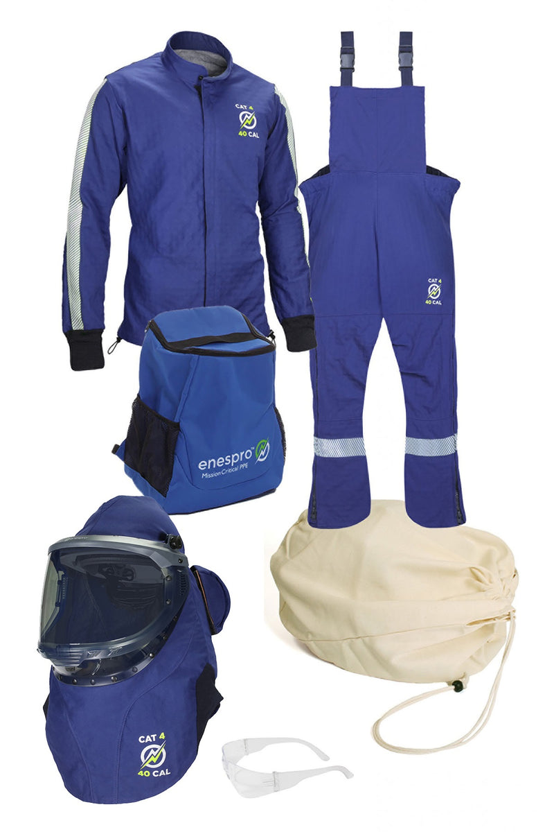 Enespro® AGP 40 Cal Arc Flash Kit with Lift Front Hood & Fans – Enespro PPE